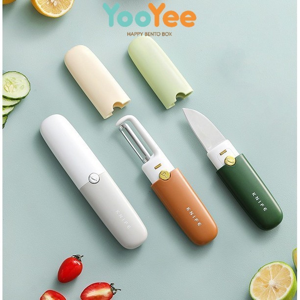 Jual Yooyee Set Pisau 2in1 Isi Pisau Kecil Peeler Pengupas Buah / PISAU ...