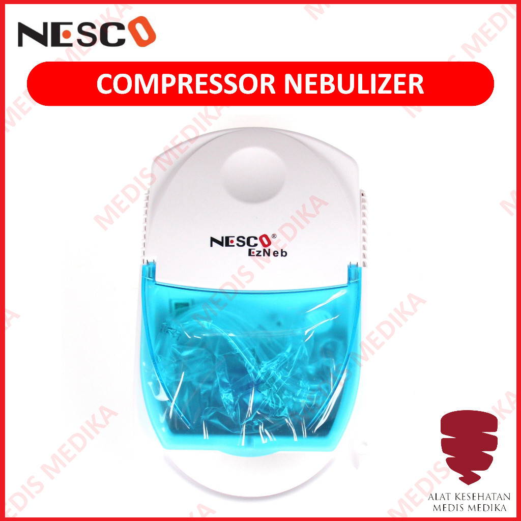 Jual Compressor Nebulizer Nesco Alat Uap Terapi Pernapasan Asma Anak ...