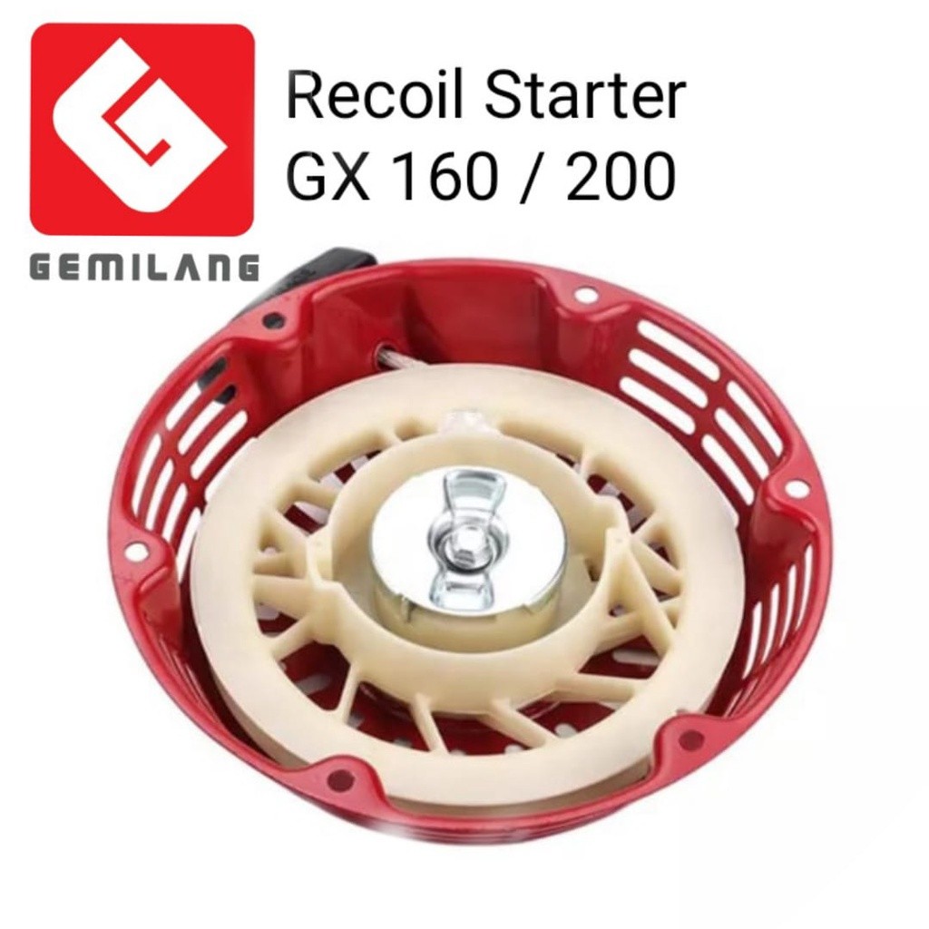 Jual Recoil Starter Assy Model Besi Tarikan Starter GX 160 200 GX160 Mesin Penggerak | Shopee ...