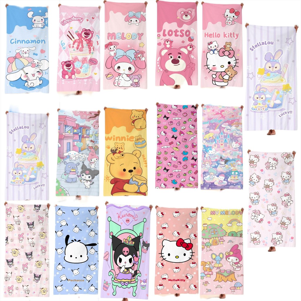 Jual PD1910 Handuk Mandi Sanrio Anak Lucu Children Towerl Bath Swimming ...