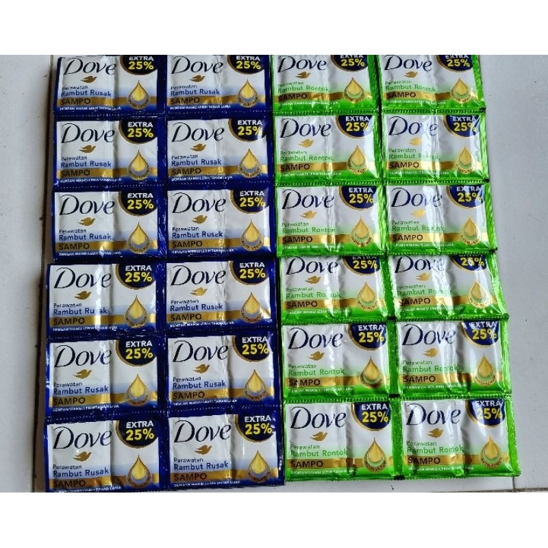 Jual Dove shampo renceng isi 24 pcs | Shopee Indonesia