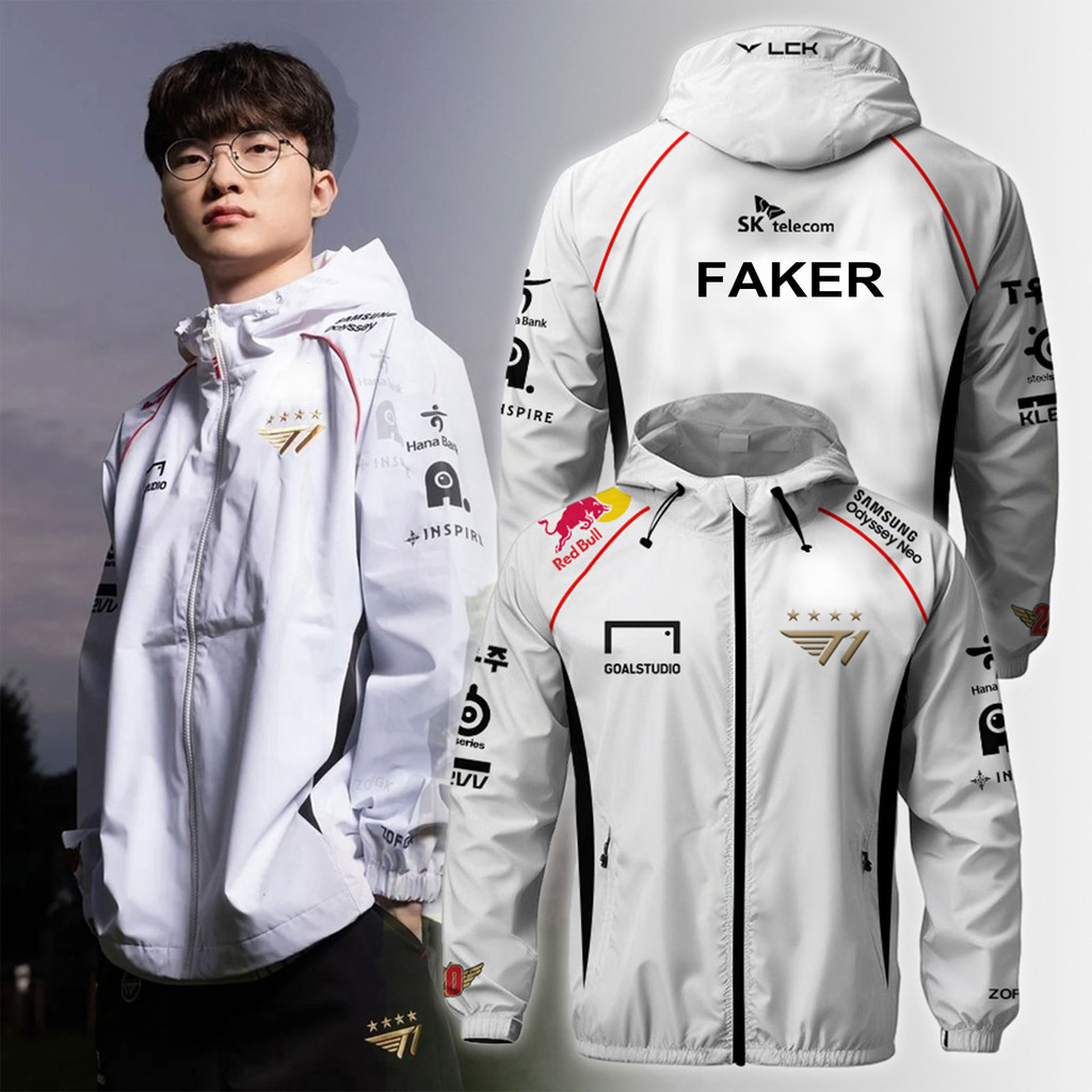 Jual 2025 New T1 RED BULL Esports Team Uniform Jacket League Of Legends ...
