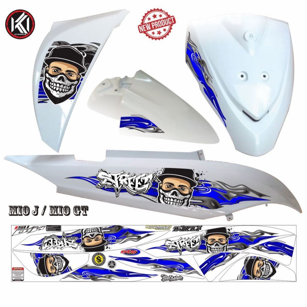 Jual STICKER STRIPING NEW VARIASI SIMPEL DAN ELEGAN LIST VARIASI MOTOR ...