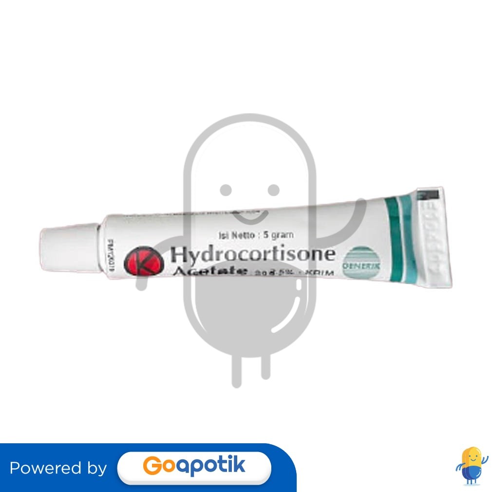 Jual Hydrocortisone Acetate Kimia Farma 2.5% Cream 5 Gram Tube | Shopee ...