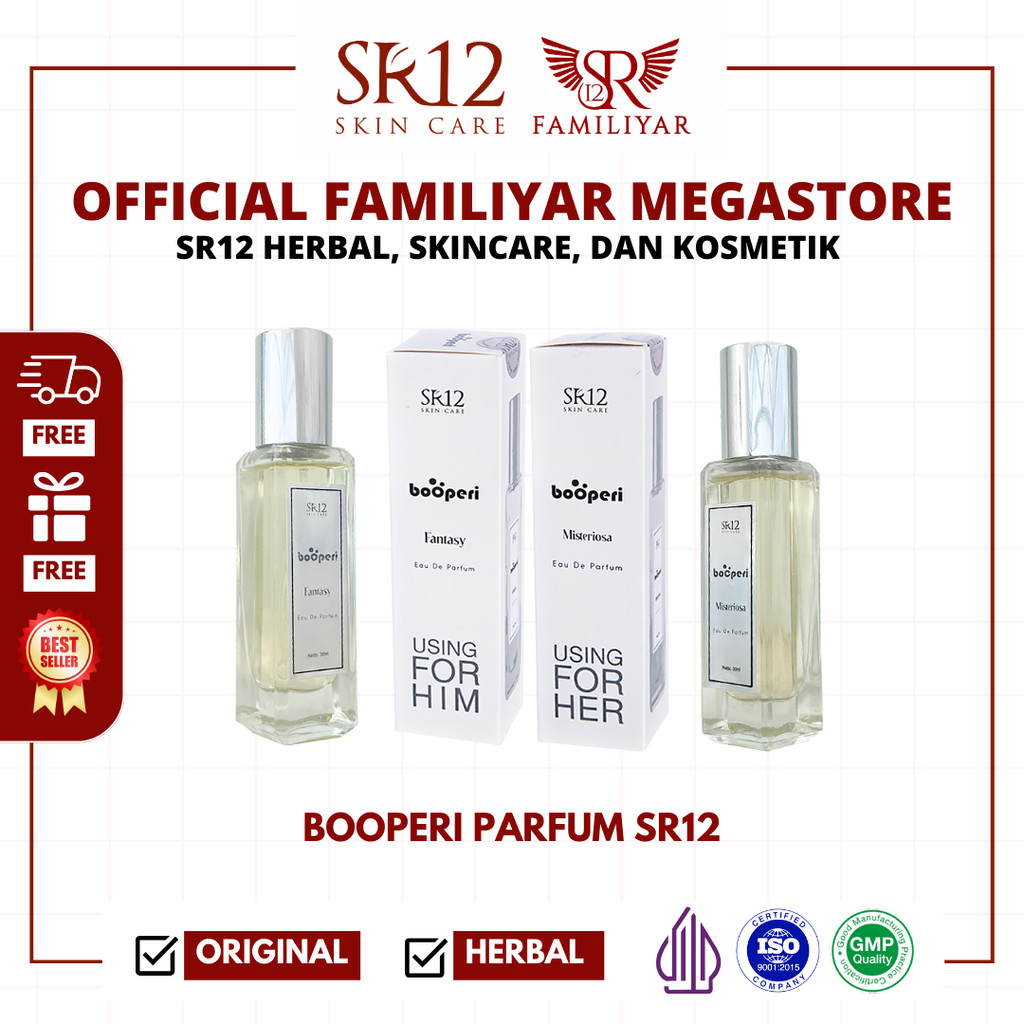 Jual SR12 BOOPERI PARFUM: Wangi Fantasy Misteriosa Tahan 12 Jam Parfum Pria & Wanita Parfum ...