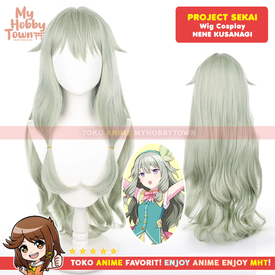 Jual Wig Cosplay Anime Game Project Sekai Colorful Stage Kusanagi Nene ...