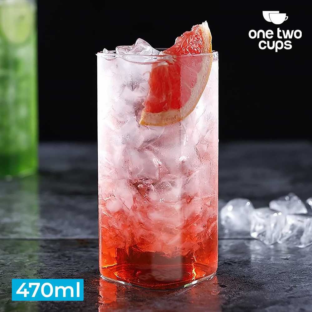 Jual One Two Cups Gelas Kaca Aesthetic Kopi Teh Square Glass 470ml | Shopee Indonesia