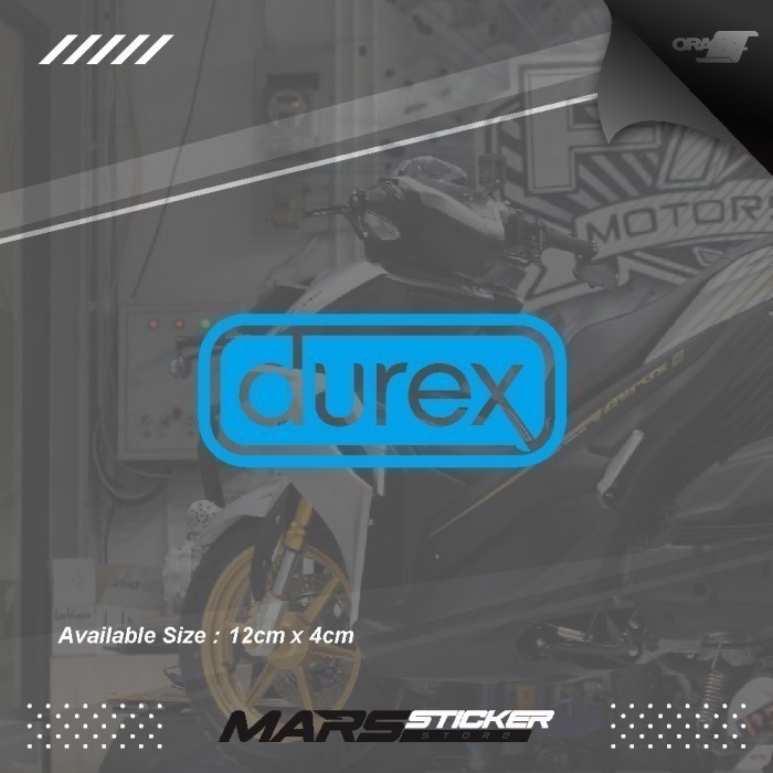 Jual Cutting Sticker Durex Dual Layer Hologram - Kode 10101 | Shopee ...