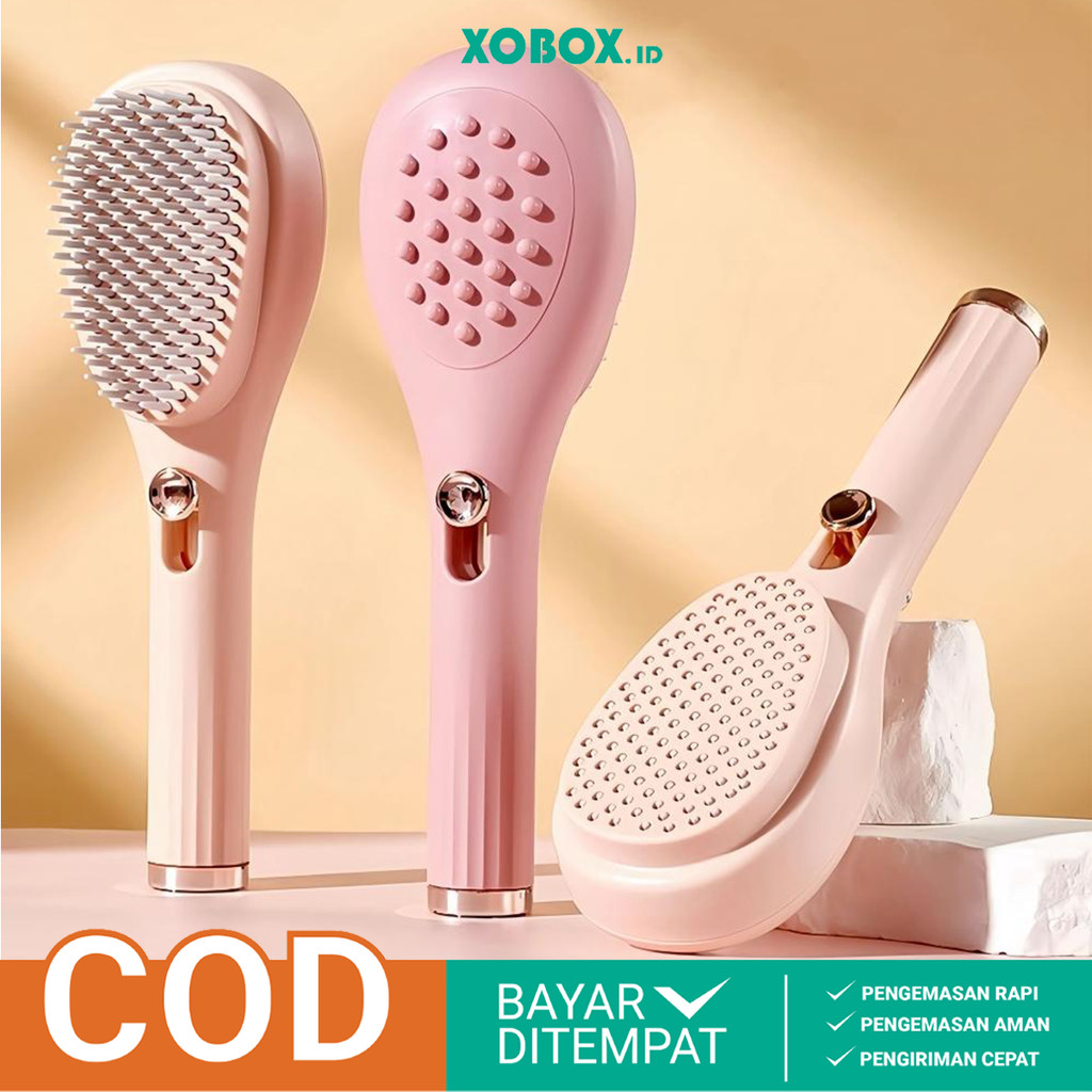 Jual Sisir Rambut Wanita Teleskopik Sisir Pijat Kulit Kepala Anti Kusut ...