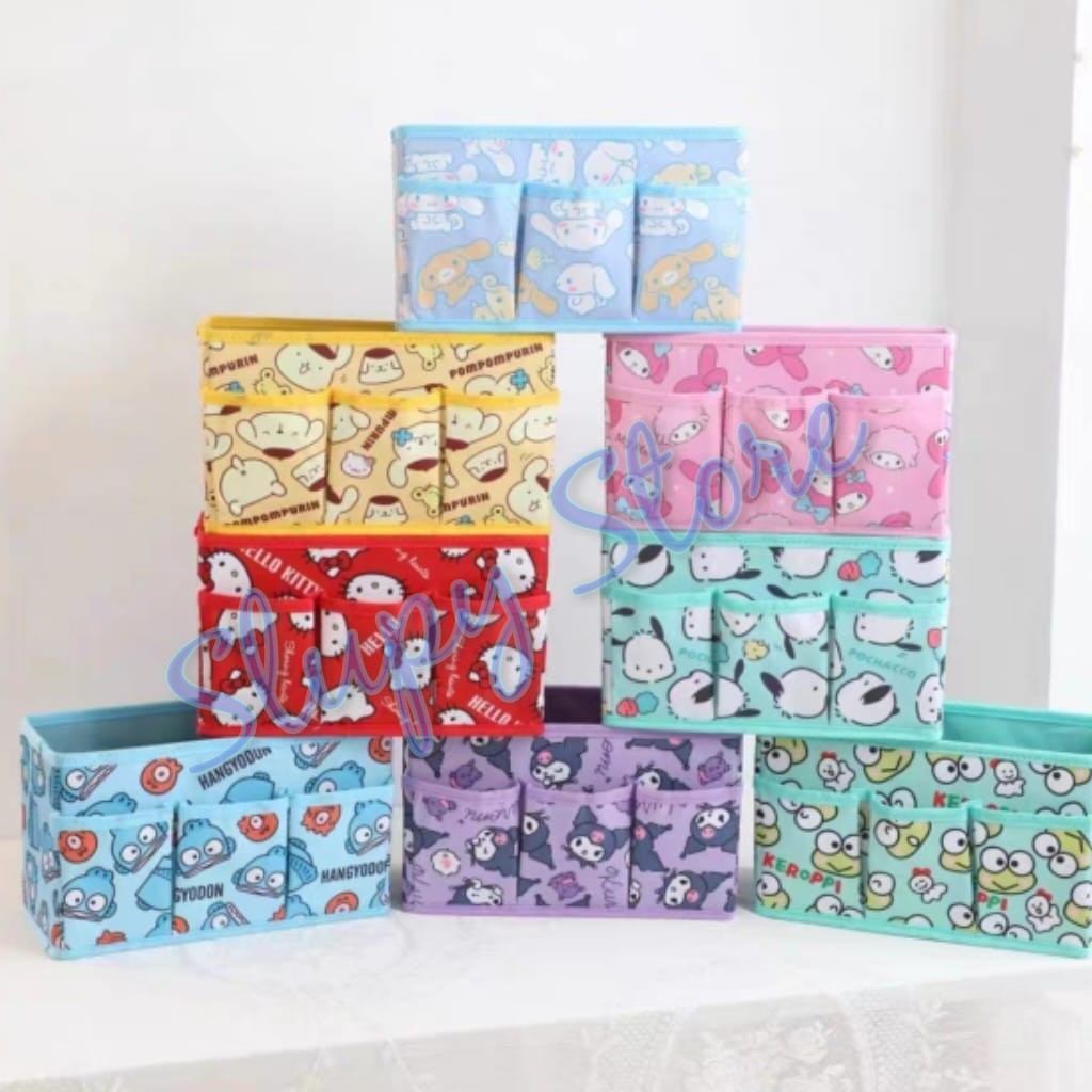 Jual SLP Box Kotak Lipat Mini Pocket Hello Kitty Cinnamoroll Kuromi My ...