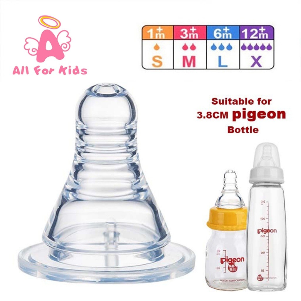 Jual Pigeon Dot Bayi Nipple/Dot Slim Neck BPA Free | Shopee Indonesia