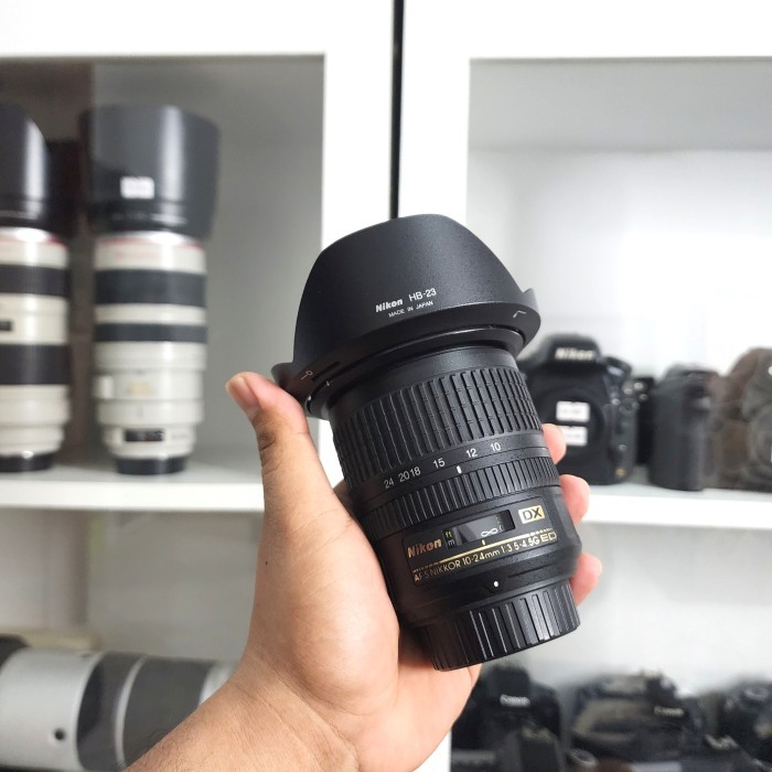 Jual LENSA NIKON AF-S NIKKOR 10-24mm F3.5-4.5G ED (SN 6820) C | Shopee Indonesia