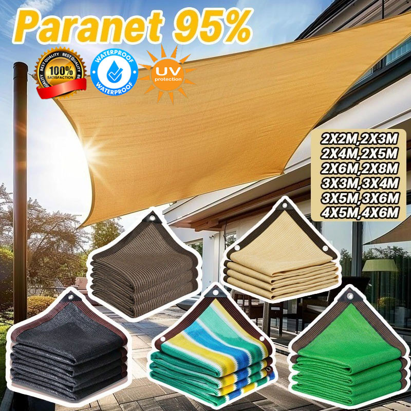 Jual 5 Warna Jaring Paranet 95% Anti-UV Jaring/Outdoor Garden/jaring ...