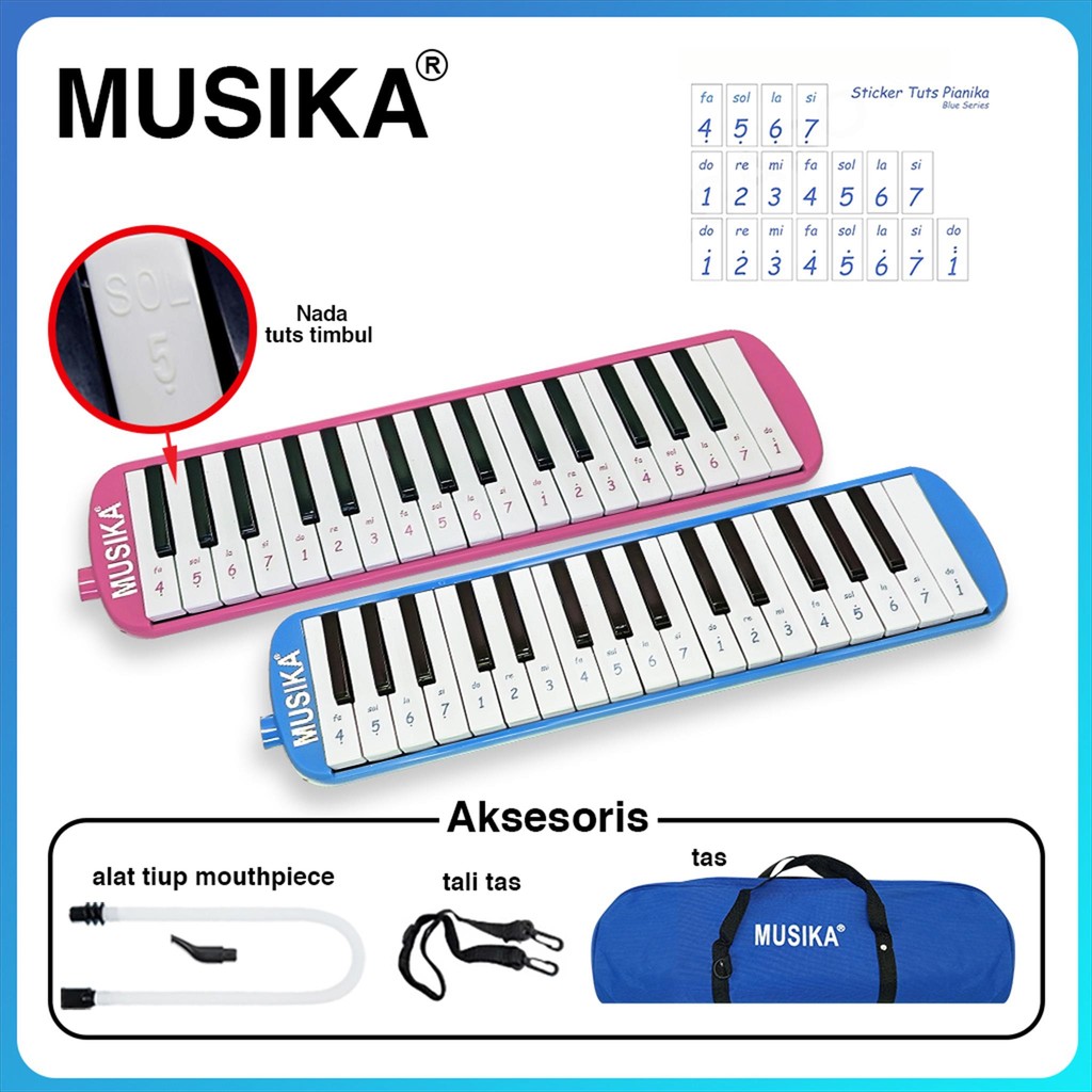 Jual Pianika 32 Key Alat Musik Original Tas Kain | Shopee Indonesia