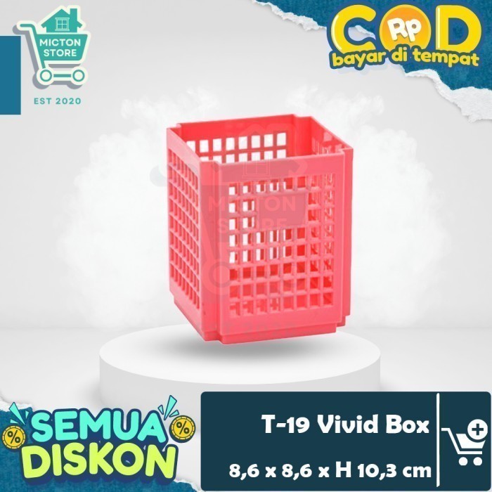 Jual TOPTON Lion Star T-19 Vivid Box Tempat Pensil Pulpen Pen Spidol ...