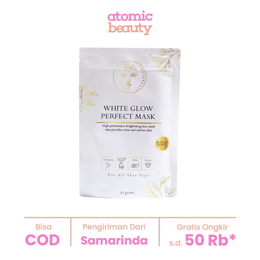 Jual WHITE GLOW PERFECT MASK by SKINFLAIR | Masker Tone Up Pencerah ...