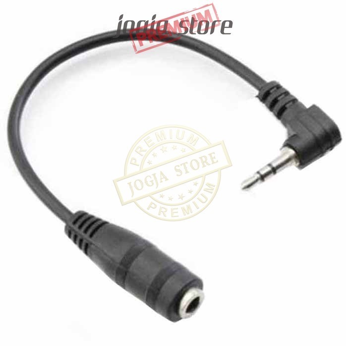 Jual Kabel Konektor Port 2.5mm Male to 3.5mm Female /Adapter AUX Audio ...