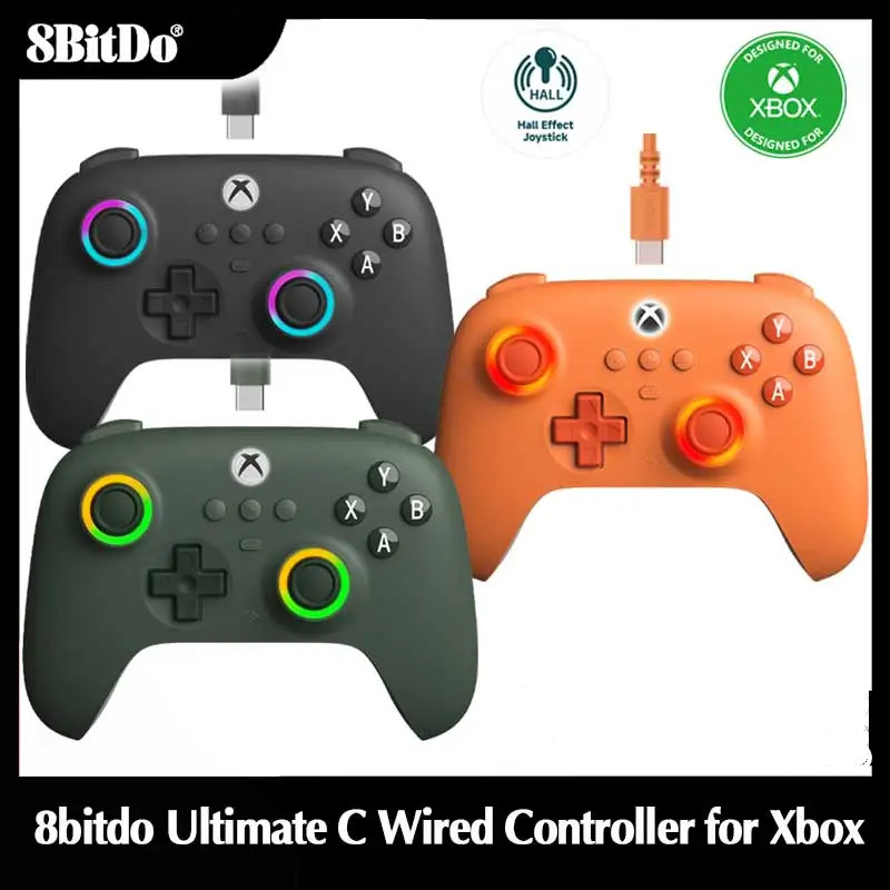 Jual 8BitDo Ultimate C Wired Controller USB Gamepad with Hall Effect ...