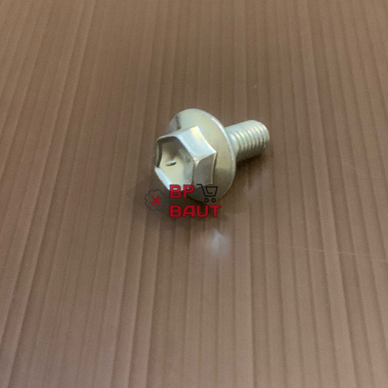 Jual BAUT TOPI/FLANGEBOLT 8x20 KUNCI 12 PANJANG 2 CM ORIGINAL MOBIL | Shopee Indonesia
