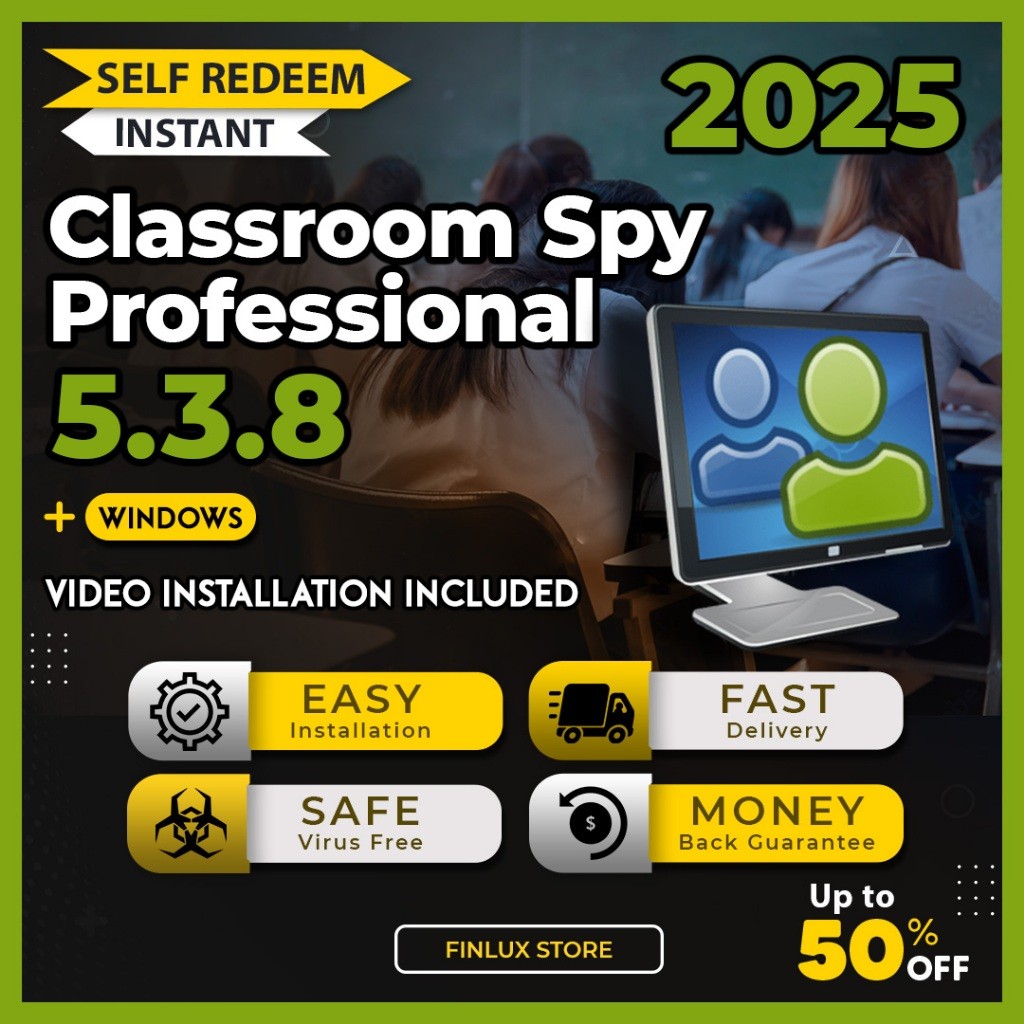 Jual Classroom Spy Professional v5.3.8 Lifetime | Monitor & Control ...