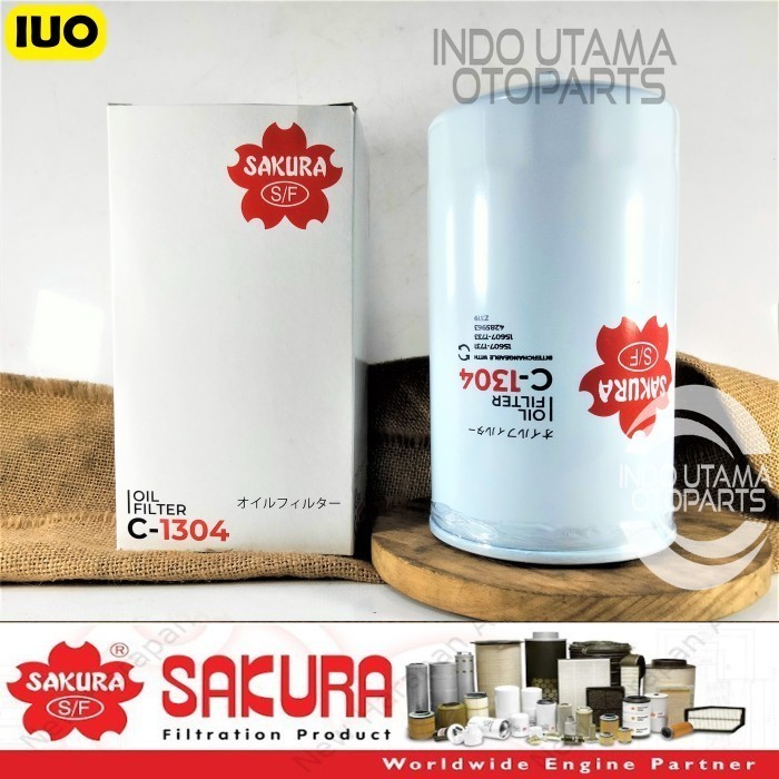 Jual Filter Oli Hino RK260 Hino Lohan FM 260 Saringan Oli Sakura C-1304 ...