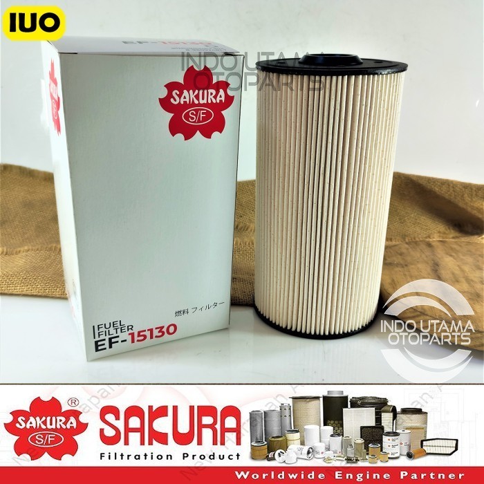 Jual Filter Solar Bawah Giga FVZ FVM FVR Saringan Solar Sakura EF-15130 ...