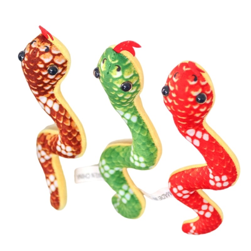 Jual Cartoon Snake Stuffed Animals New Year Surprise Gift Toy ...