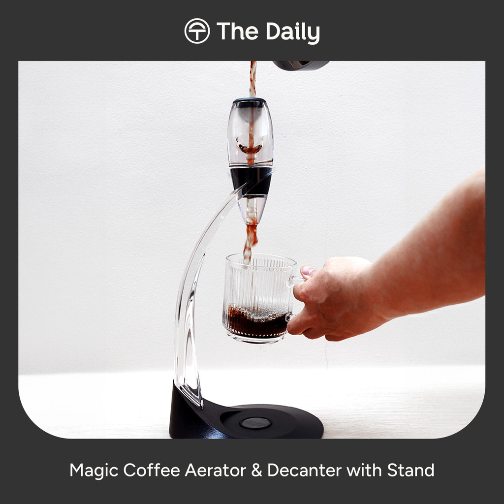 Jual Magic Coffee Aerator & Decanter Filter with Stand - Alat Aerasi ...