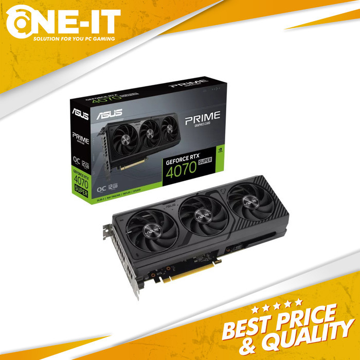 Jual ASUS Prime GeForce RTX 4070 SUPER OC Edition 12GB GDDR6X | Shopee ...