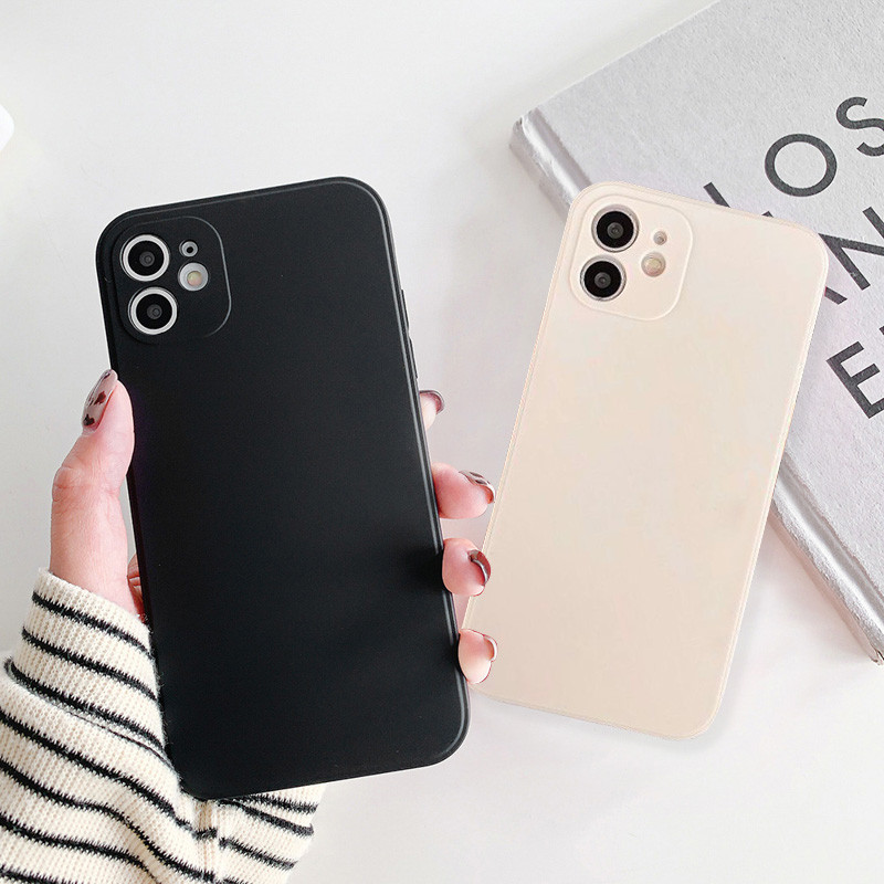 Jual Square Edge Casing iPhone 11/XR XS MAX 15Pro Max 12 14 13 16 13 ...