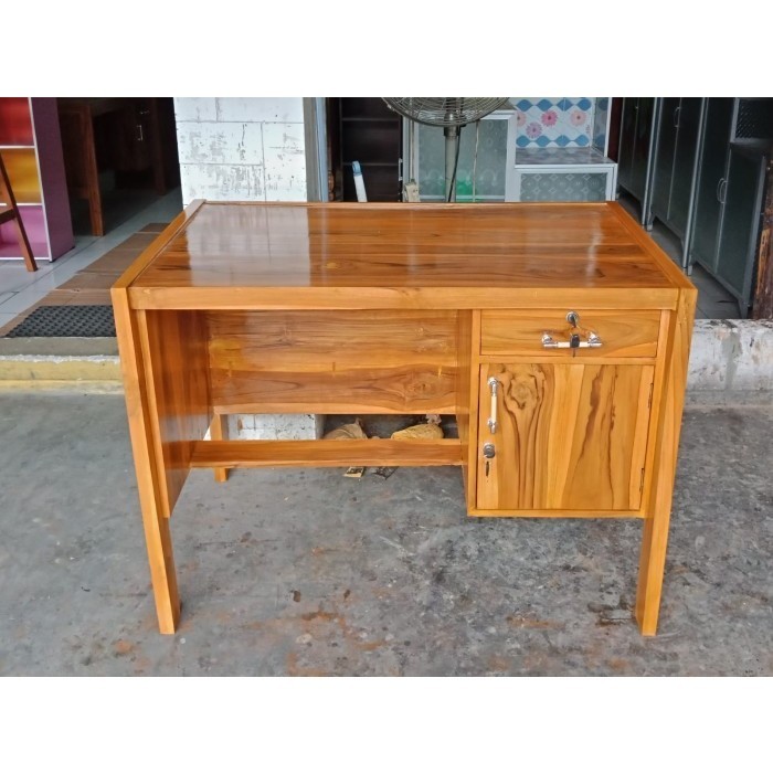 Jual Meja Tulis / Meja Kantor / Meja Belajar / Meja Kasir Kayu Jati ...