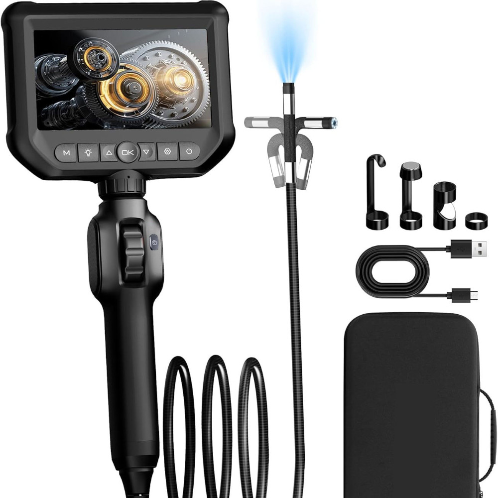Jual Two-Way Articulating Borescope Industrial Endoscope Camera with ...