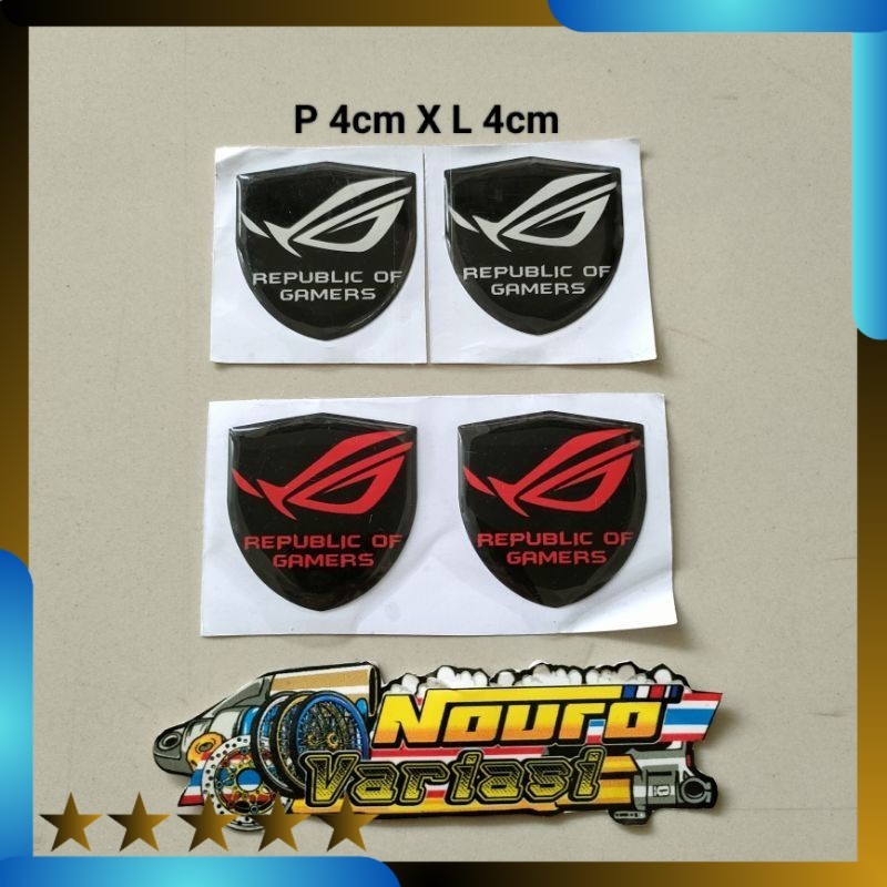 Jual Emblem logo ROG refublic of gamers berkualitas Lightnaziashop ...