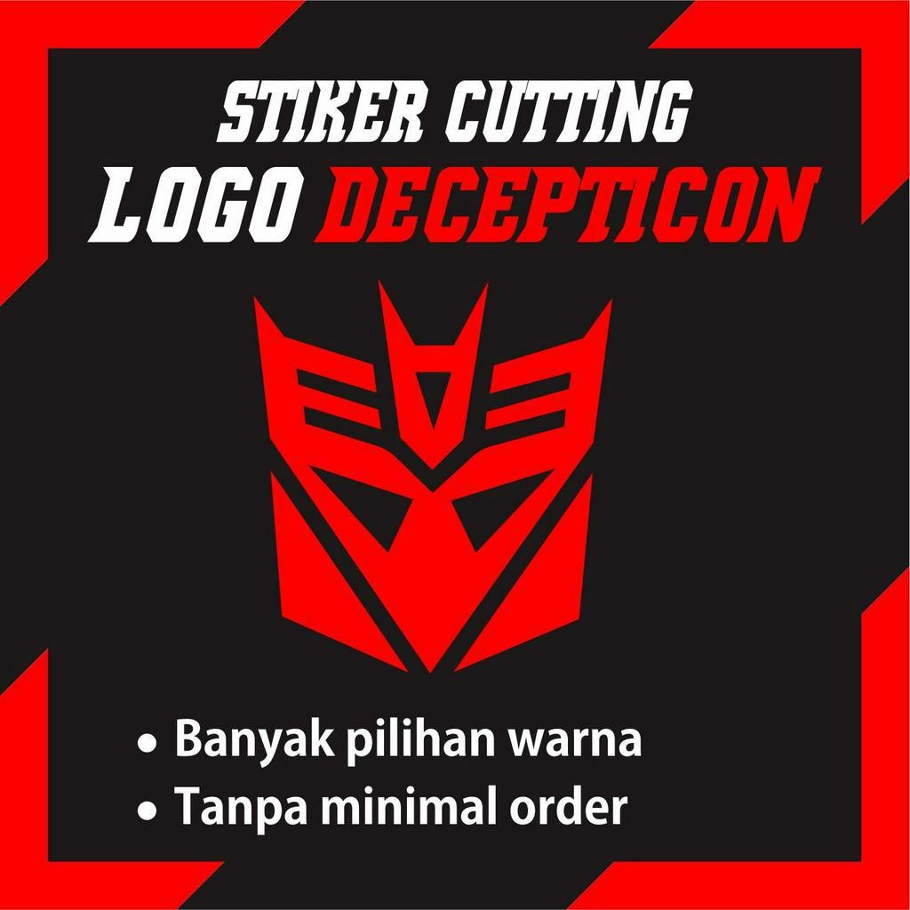 Jual Cutting Sticker Logo Decepticon Transformer Stiker Aksesoris Mobil ...