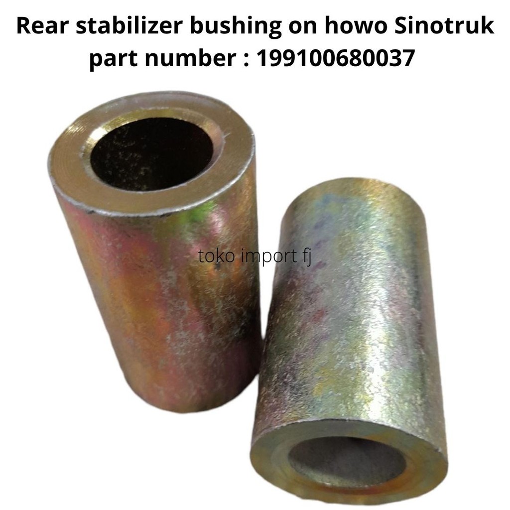Jual Rear Stabilize Bushing 199100680037 on Howo Sinotruk Shacman 1pcs ...