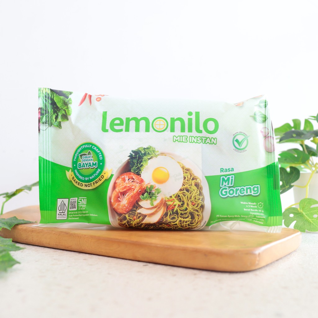 Jual 65g Mie Instan rasa Mie Goreng - Lemonilo | Shopee Indonesia