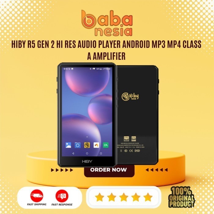 Jual HiBy R5 Gen 2 Hi Res Audio Player Android Mp3 Mp4 Class A Amplifier | Shopee Indonesia