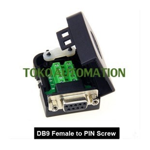 Jual ELM99 DB9 Female to 9 Pin 9pin Breakout Board Terminal Connector ...