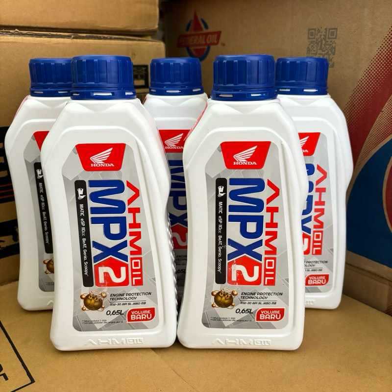 Jual 5 BOTOL OLI MPX2 HONDA METIK _ahm oil harga per pcs | Shopee Indonesia