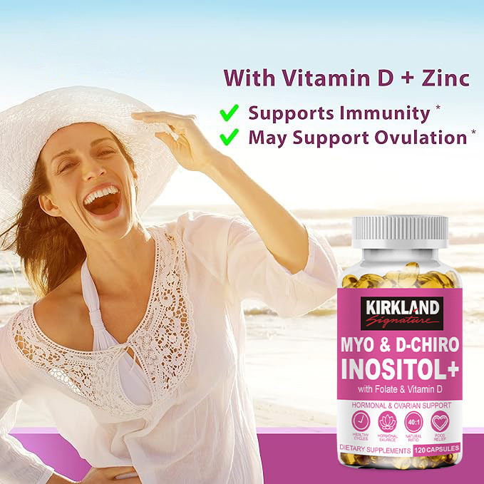 Jual Inositol Capsules Myo-Inositol and D-Chiro Inositol Plus Folate ...