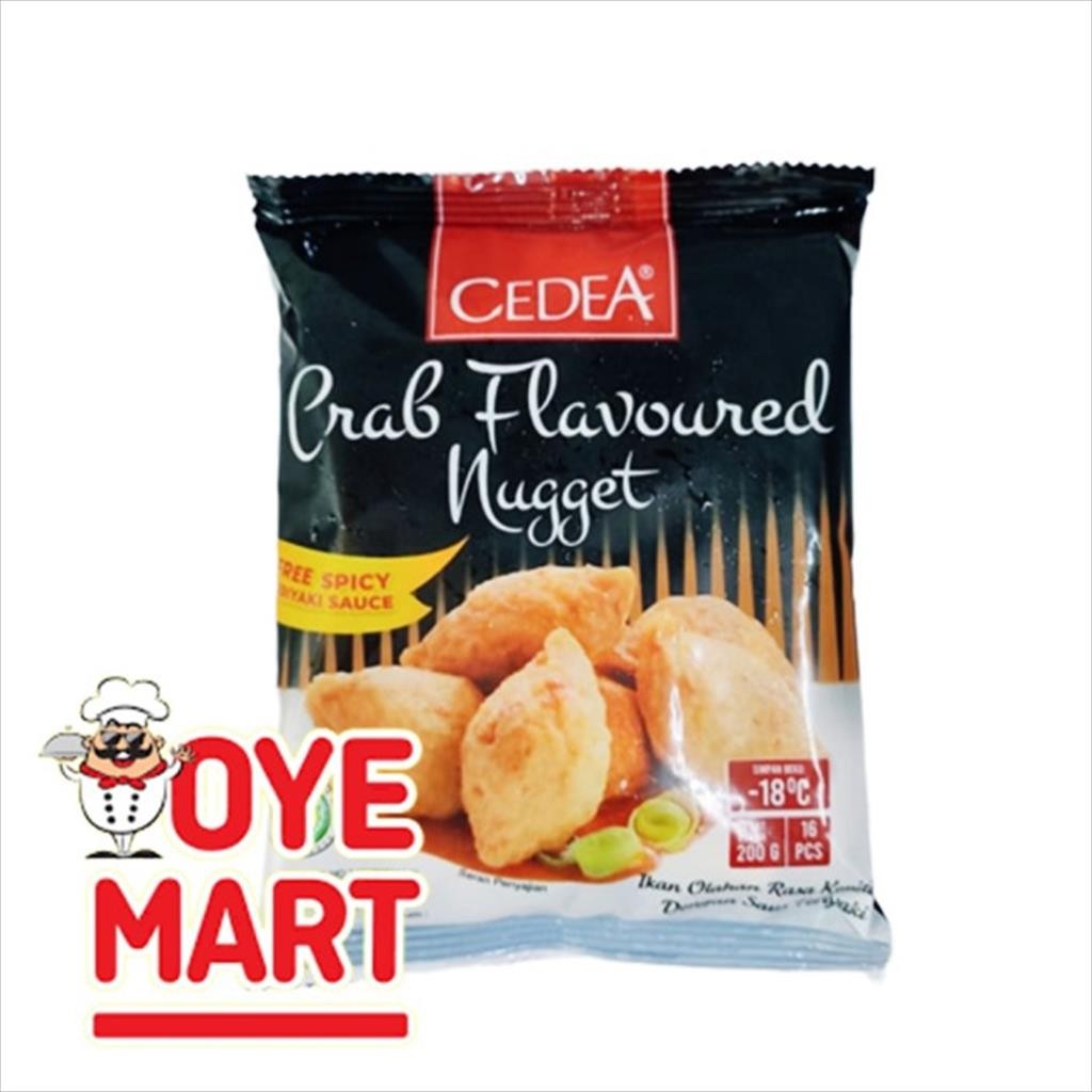 Jual CEDEA CRAB FLAVOURED NUGGET 200GR NUGGET KEPITING BENTUK MINI ...