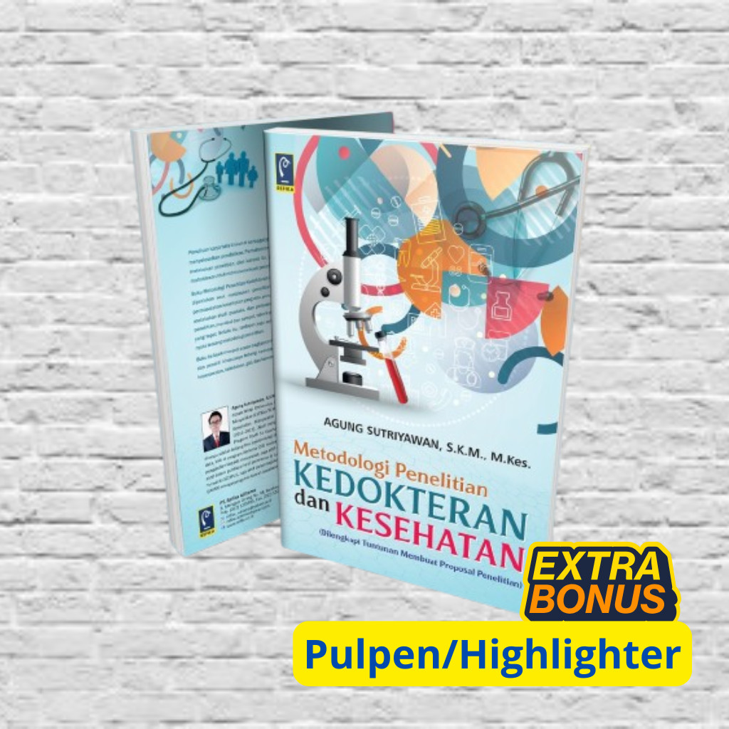 Jual BUKU METODOLOGI PENELITIAN KEDOKTERAN DAN KESEHATAN – Panduan Menyusun Riset Medis ...