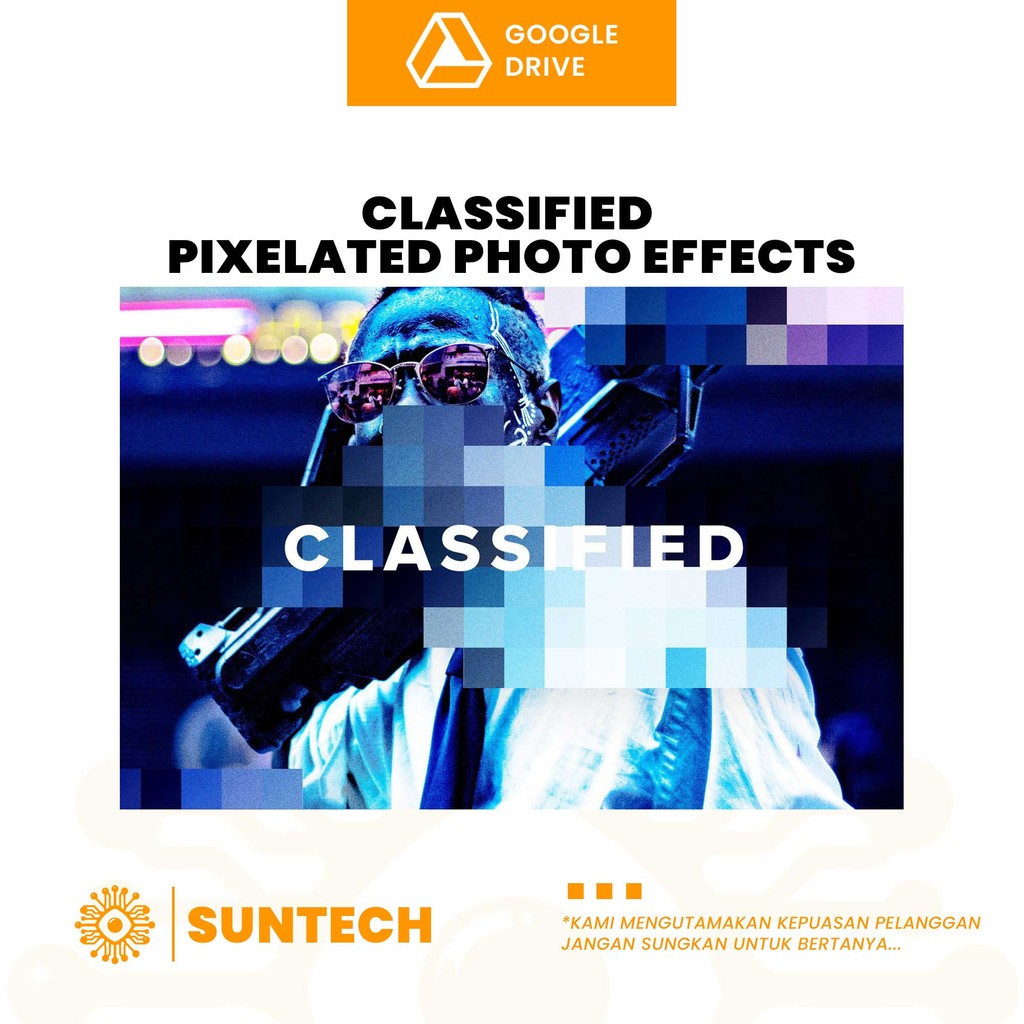 Jual CLASSIFIED PIXELATED PHOTO EFFECTS | PHOTOSHOP | Shopee Indonesia