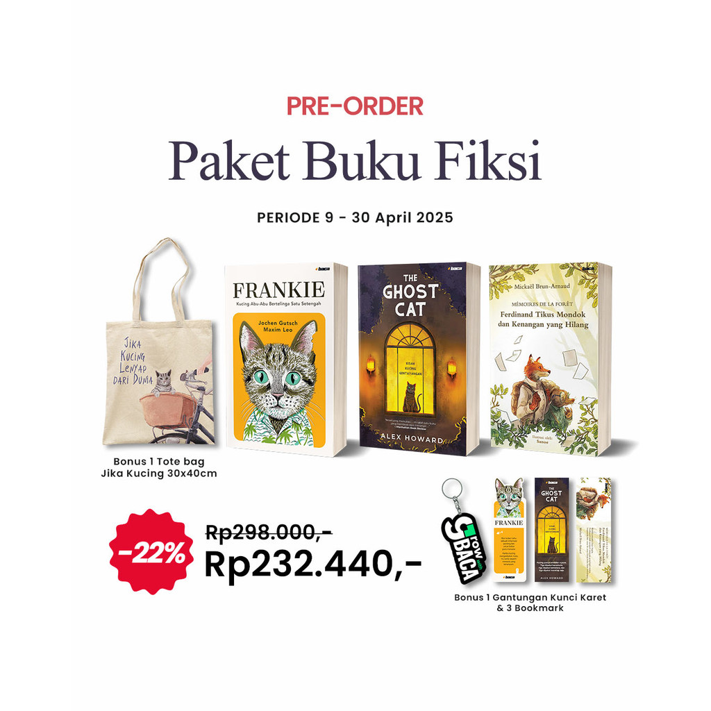 Jual Fiksi | Frankie - Jochen Gutsch & Maxim Leo, The Ghost Cat - Alex Howard, Ferdinand Tikus ...