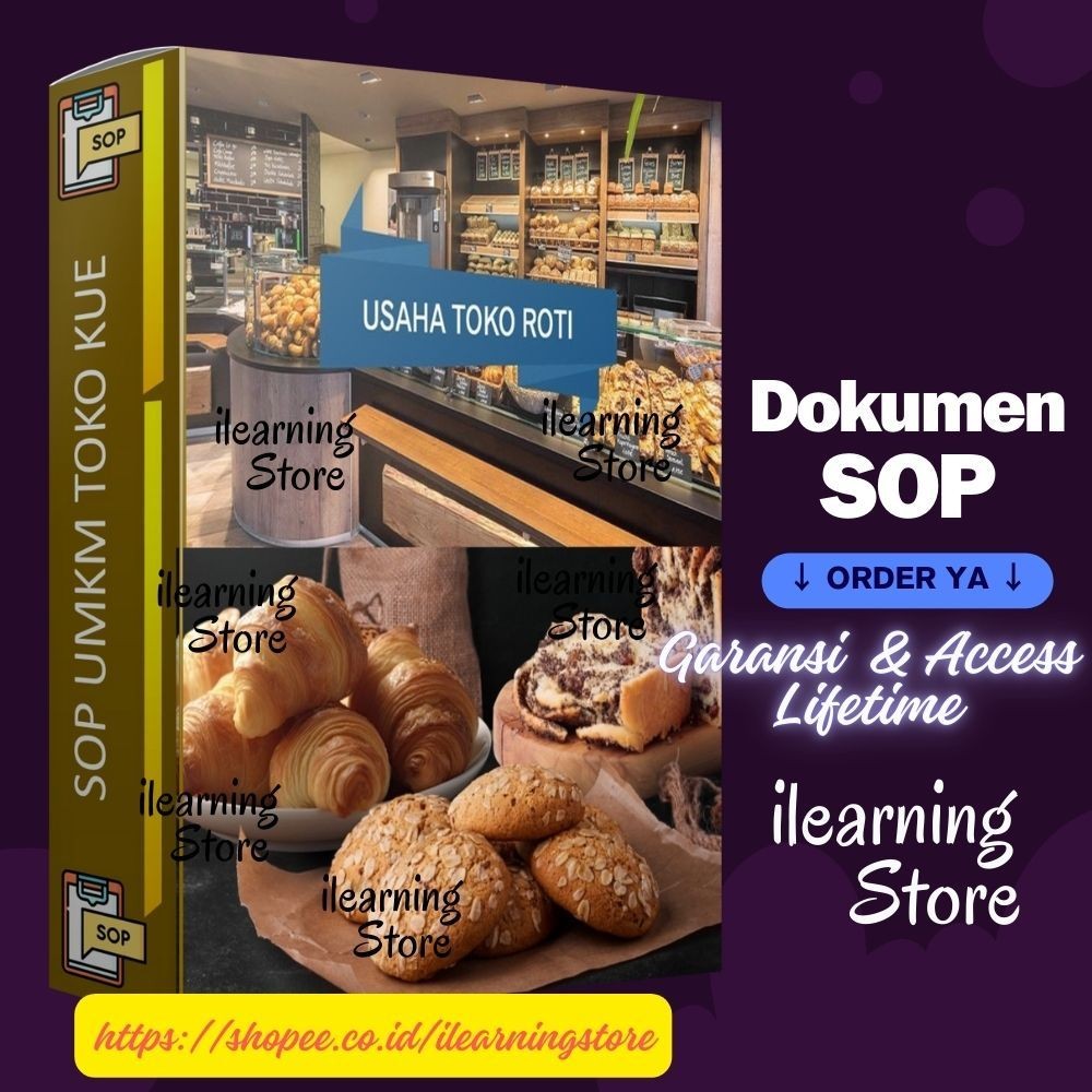 Jual [SOP 48] SOP UNTUK USAHA UMKM CAKE SHOP/TOKO KUE (COCOK UNTUK YANG ...