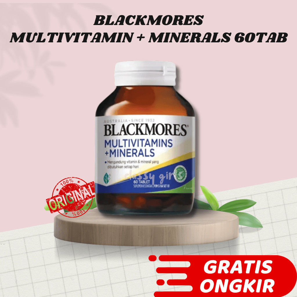 Jual BLACKMORES MULTIVITAMINS MINERALS ISI 60 MULTIVITAMIN | Shopee Indonesia