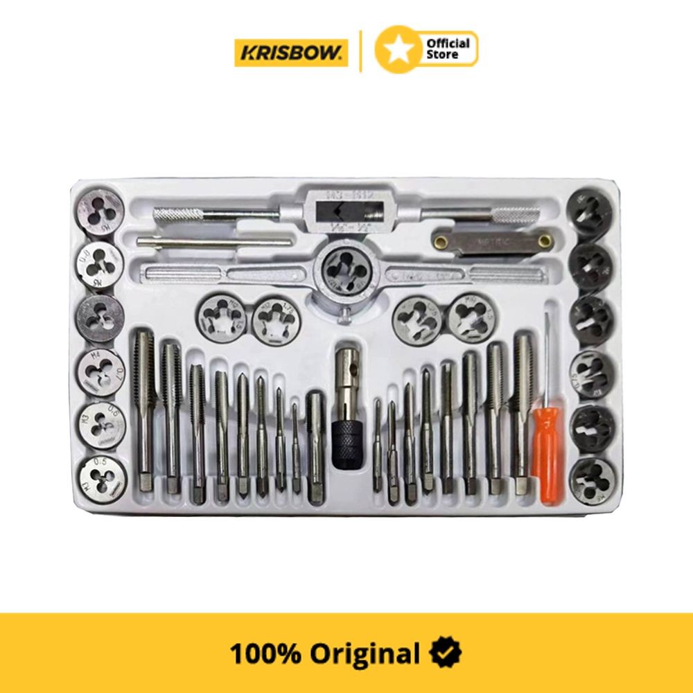 Jual Krisbow Set Tap & Die M3-M12 40Ea Ortdm0312A | Shopee Indonesia