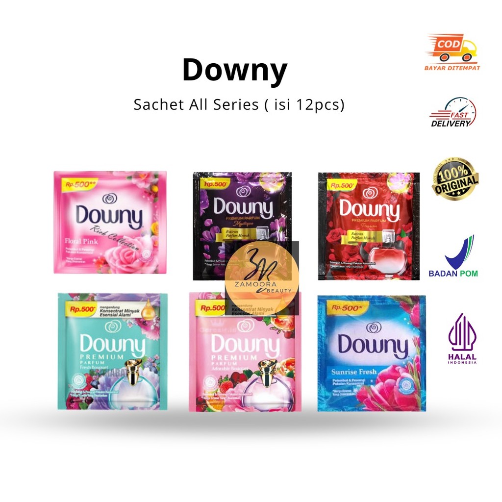 Jual Downy Sachet All Series ( isi 12 pcs) | Shopee Indonesia