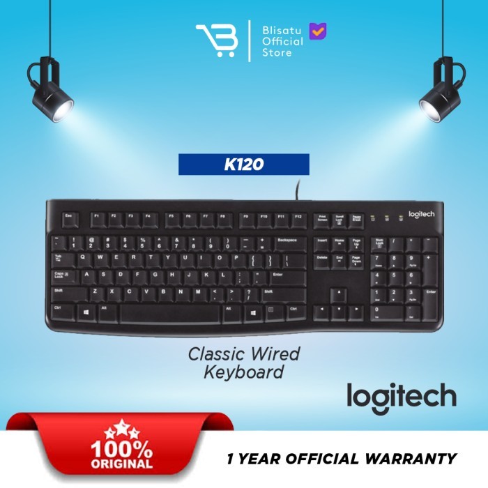 Jual Logitech K120 USB Keyboard | Shopee Indonesia