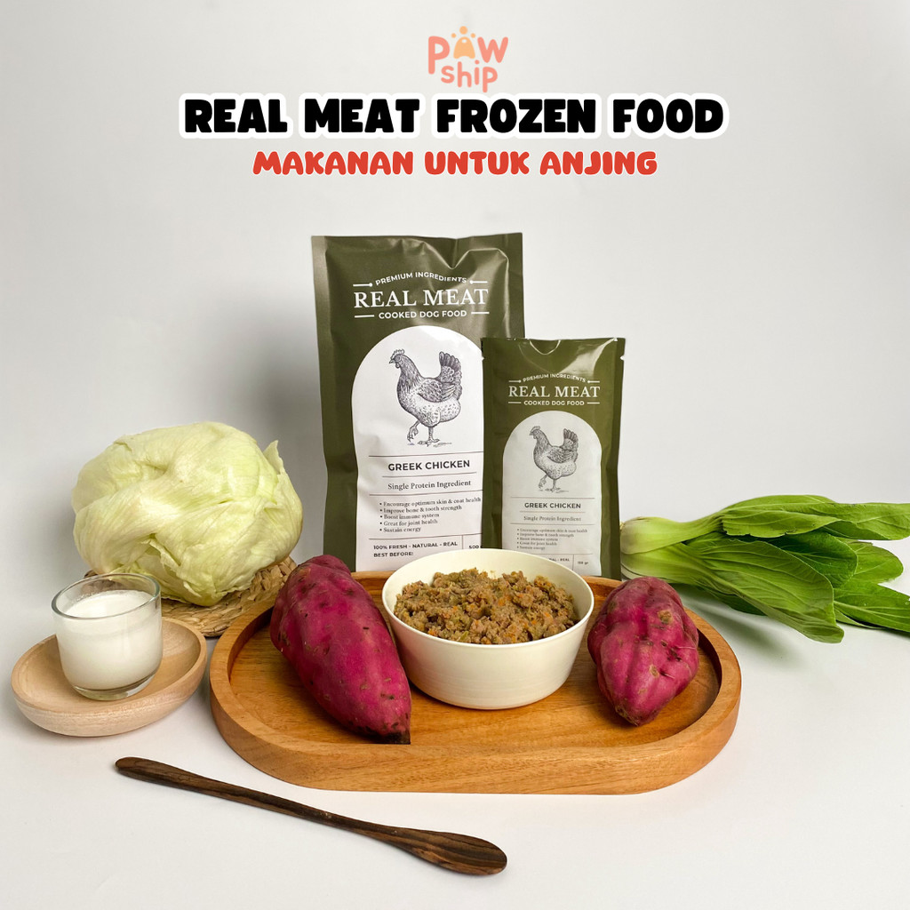 Jual Real Meat Makanan Beku Untuk Anjing /Sup & Makanan Matang Untuk ...